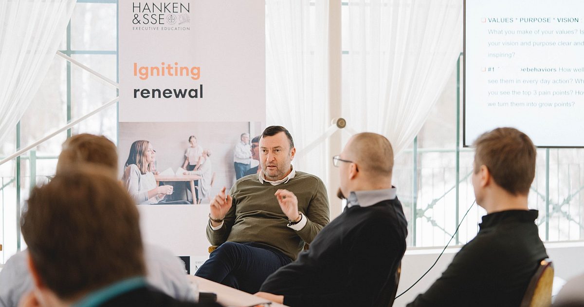 Hanken & SSE Executive Education | A fish rots or rocks from the head…